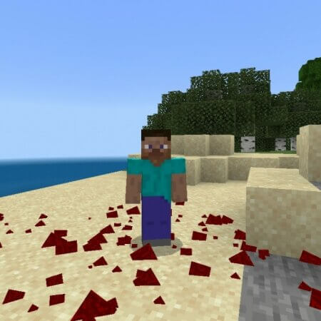 Blood Hit Effects Textures pack - Mods for Minecraft