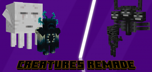 Creatures Remade Texture pack - Mods for Minecraft