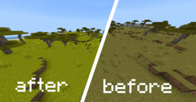 Saturated Nature Textures Pack - Mods for Minecraft