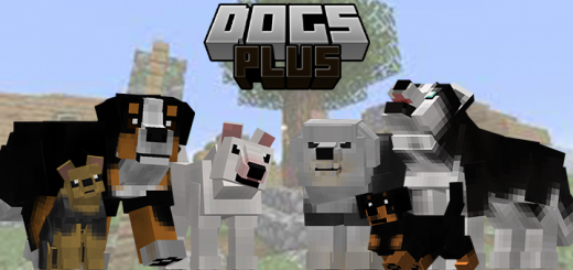 Dogs Plus Mod[23 dog] - Mods for Minecraft