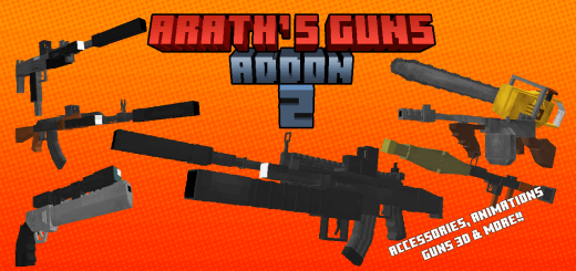 Arath's Guns 2 Mod(Dozens of firearms) - Mods for Minecraft