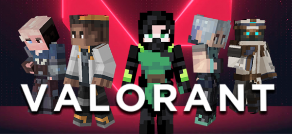 Valorant Skin Pack(19 Skins) - Mods for Minecraft