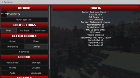 Better Bedrock Client Texture - Mods for Minecraft