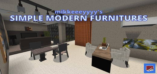 Simple Modern Furniture Mod[70+Furniture] - Mods for Minecraft