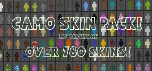 180+ Camouflage SkinPack - Mods for Minecraft