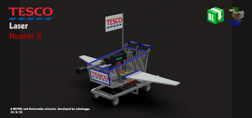Tesco Trolley Laser Hunter X Mod - Mods for Minecraft