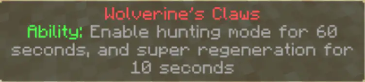 Marvel Wolverine Claws Mod - Mods for Minecraft