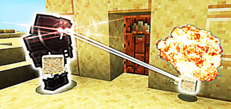 Minecraft, But Items Explode When You Look At Them Mod - Mods for Minecraft