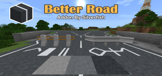 Better Road Mod[4 types of roads] - Mods for Minecraft