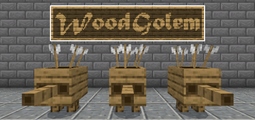 Wood Golem Mod - Mods for Minecraft