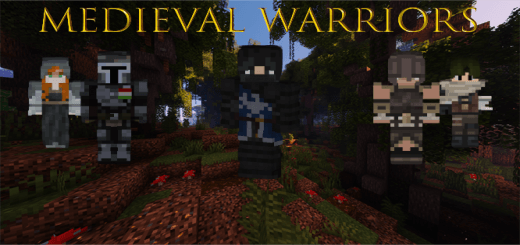 Medieval Warriors Skin Pack(7 Skins) - Mods for Minecraft