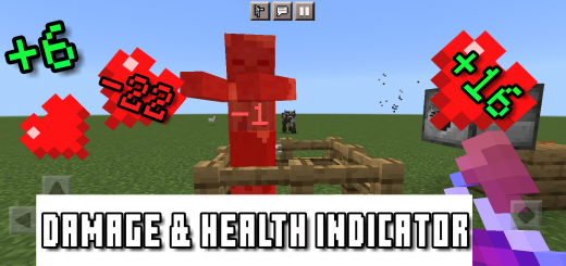 Damage and Health Indicator Mod - Mods for Minecraft