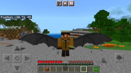 Black Dragon Wings Mod - Mods for Minecraft