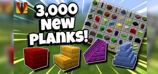 Plankz+ Mod[3000 new planks] - Mods for Minecraft