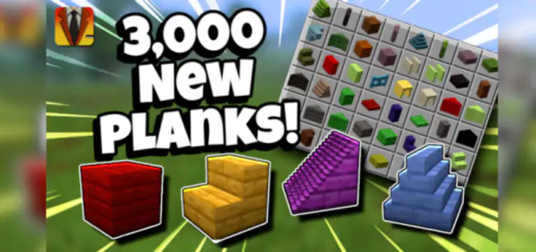 Plankz+ Mod[3000 new planks] - Mods for Minecraft