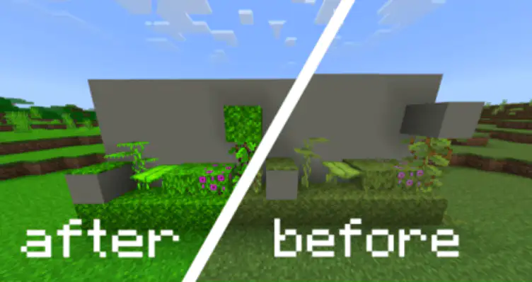 Saturated Nature Textures Pack - Mods for Minecraft