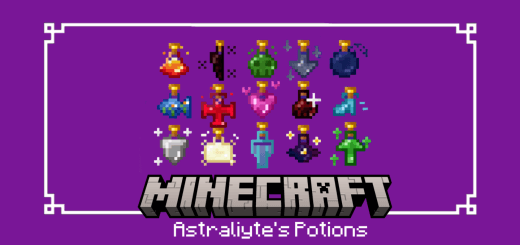 Astraliyte's Potions Texture pack - Mods for Minecraft