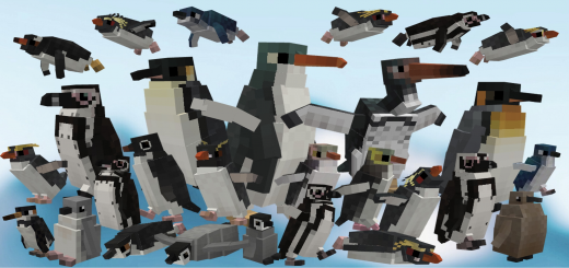 Aviancraft - Penguins Mod[24 species of penguins] - Mods for Minecraft