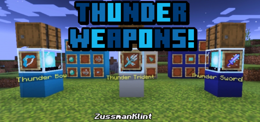 Thunder Weapons Addon - Mods for Minecraft