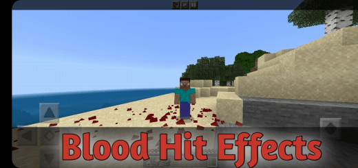 Blood Hit Effects Textures pack - Mods for Minecraft