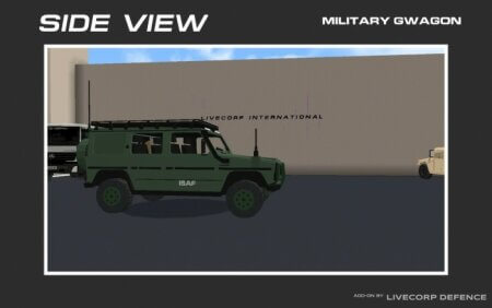 Military G Wagon Mod - Mods for Minecraft