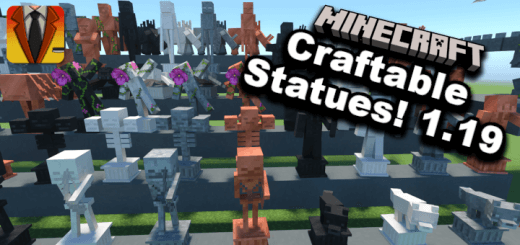 Craftable Statues Mod[ 280 types of craftable statues] - Mods for Minecraft