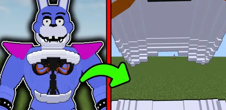 FNaF Glamrock Bonnie Mod - Mods for Minecraft