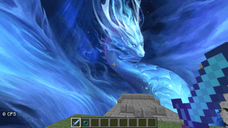 Dragon Textures pack[Custom SKY] - Mods for Minecraft