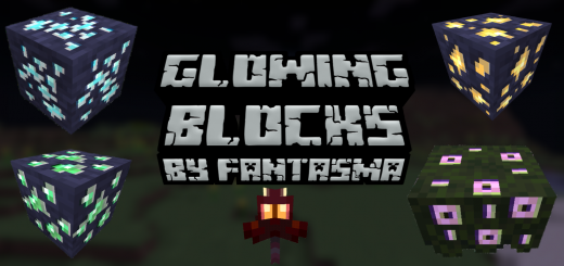 Textures: Glowing Blocks - Mods for Minecraft