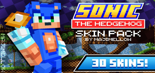 Sonic the Hedgehog Skin Pack(30+Skins) - Mods for Minecraft