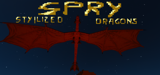 Spry Conquest: Stylized Dragons Texture pack - Mods for Minecraft