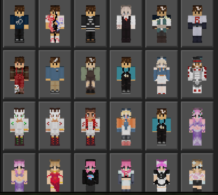 Many More Skin Pack Skin Pack - Mods for Minecraft