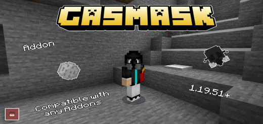 Minecraft Addon: Gas Mask - Mods for Minecraft