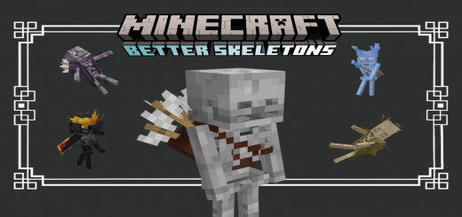 Better Skeletons Texture pack - Mods for Minecraft