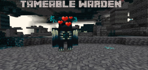 Tameable Warden Mod - Mods for Minecraft