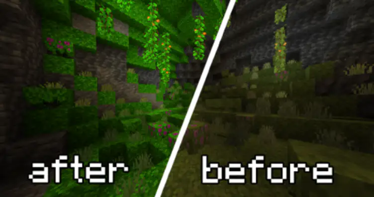 Saturated Nature Textures Pack - Mods for Minecraft