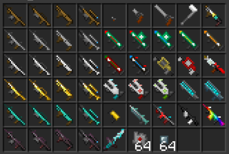 Blasters MC Guns Mod(50 Guns) - Mods for Minecraft