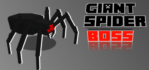 Giant Spider Boss Mod - Mods for Minecraft