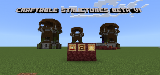 Craftable Structures Mod - Mods for Minecraft