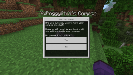 Player Corpse Mod - Mods for Minecraft
