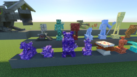 Craftable Statues Mod[ 280 types of craftable statues] - Mods for Minecraft
