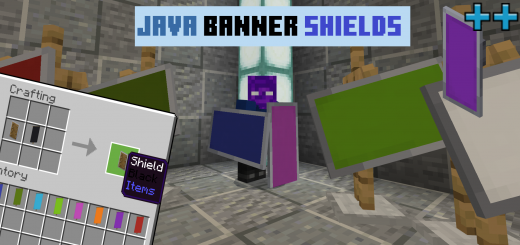 Java Banner Shield Mod - Mods for Minecraft