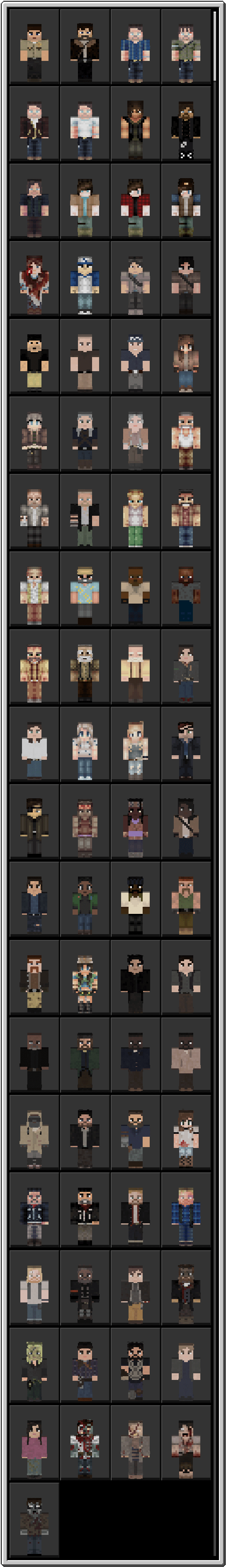 The Walking Dead Skin Pack - Mods for Minecraft