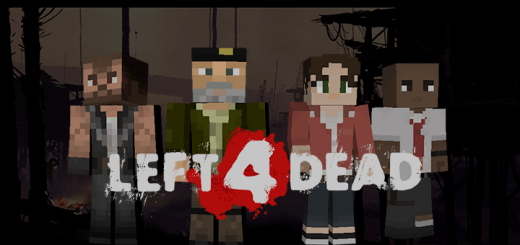 Left 4 Dead Skin Pack(8 skins) - Mods for Minecraft