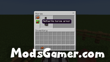 Netherite Horse Armor Mod - Mods for Minecraft