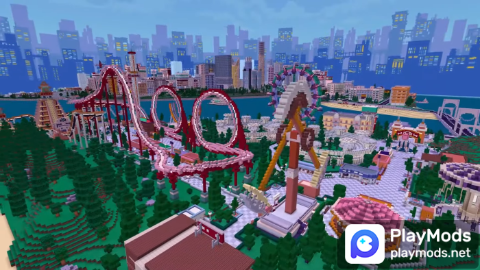 Crystalville City map - Mods for Minecraft