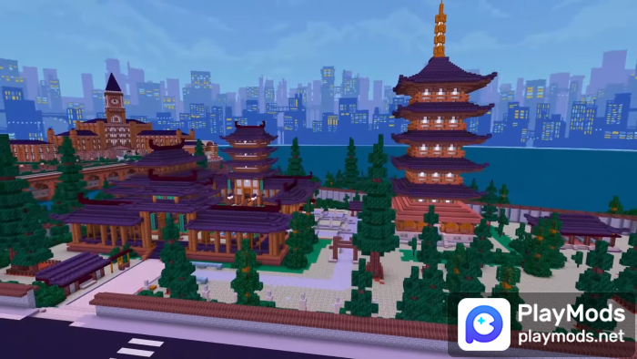 Crystalville City map - Mods for Minecraft