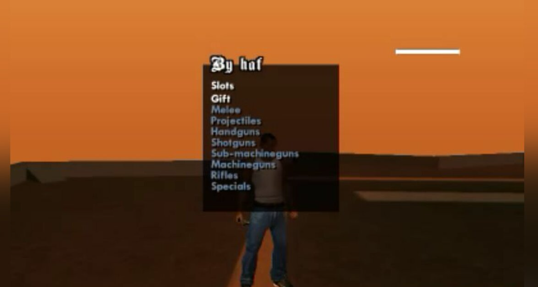 Weapon Menu Mod - Mods for Grand Theft Auto: San Andreas / GTA:SA
