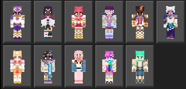 LOL - Star Guardian SkinPack - Mods for Minecraft