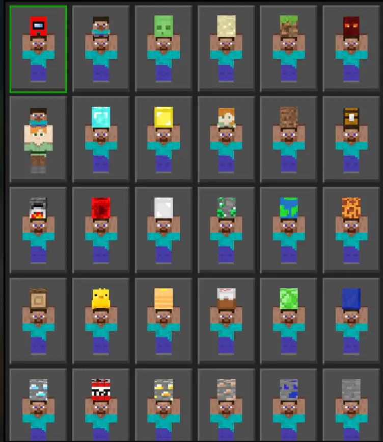 SkinPack:Steve and Alex Holding - Mods for Minecraft